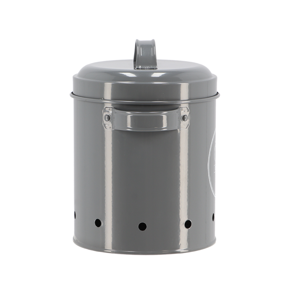 ESSCHERT DESIGN Onion Storage Tin - Grey