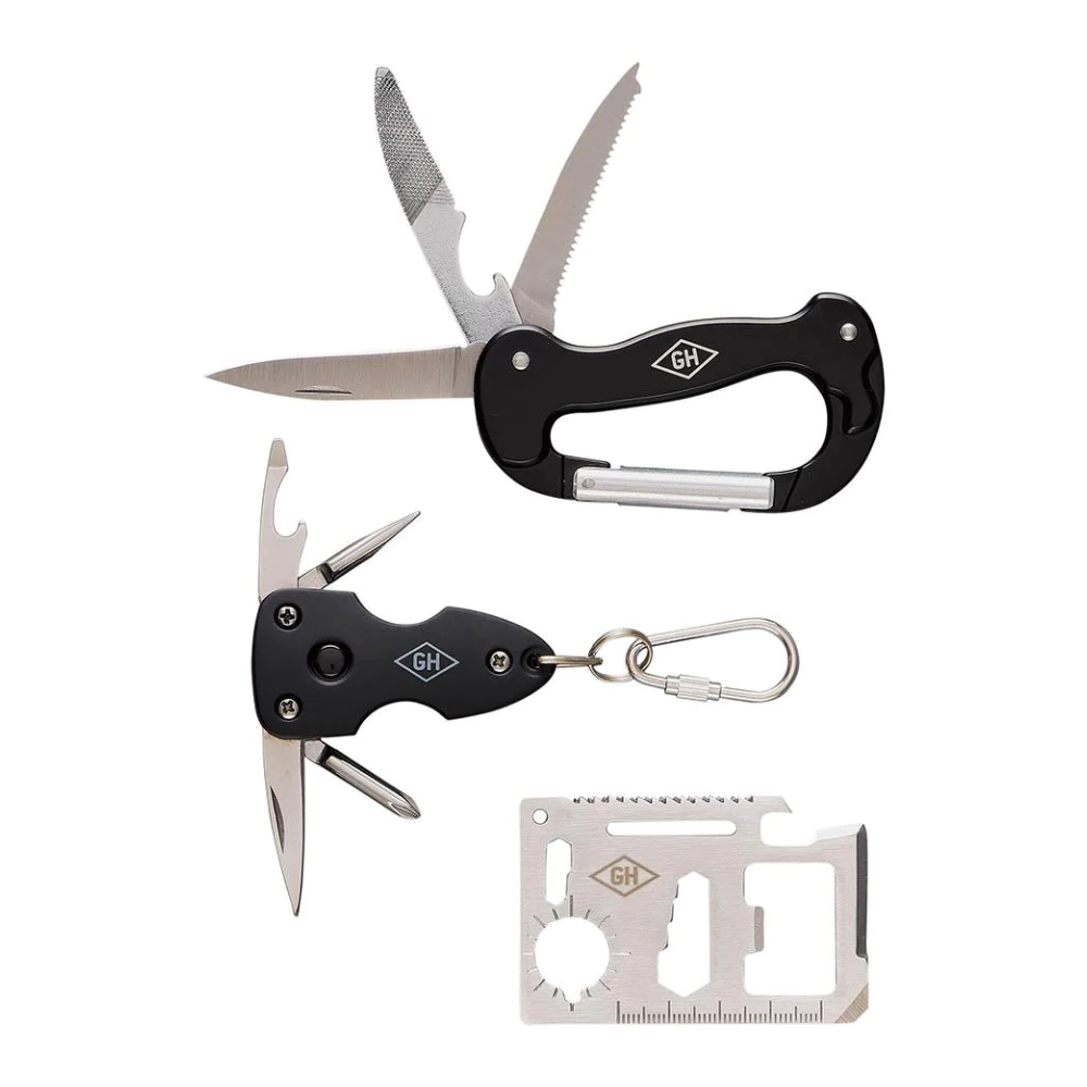 GENTLEMENS HARDWARE Multi Tool Survival Kit - Set of 3