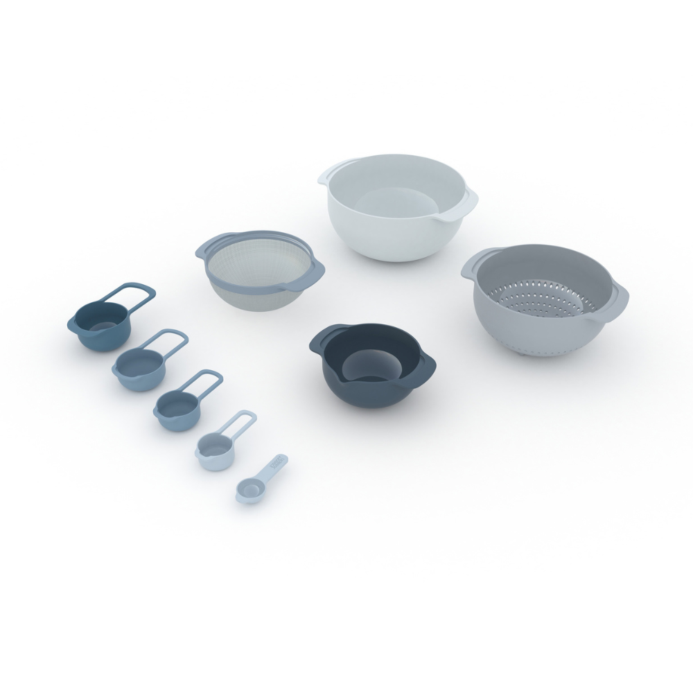 JOSEPH JOSEPH Editions Nest™ 9 Plus Bowl Set - Sky Blue