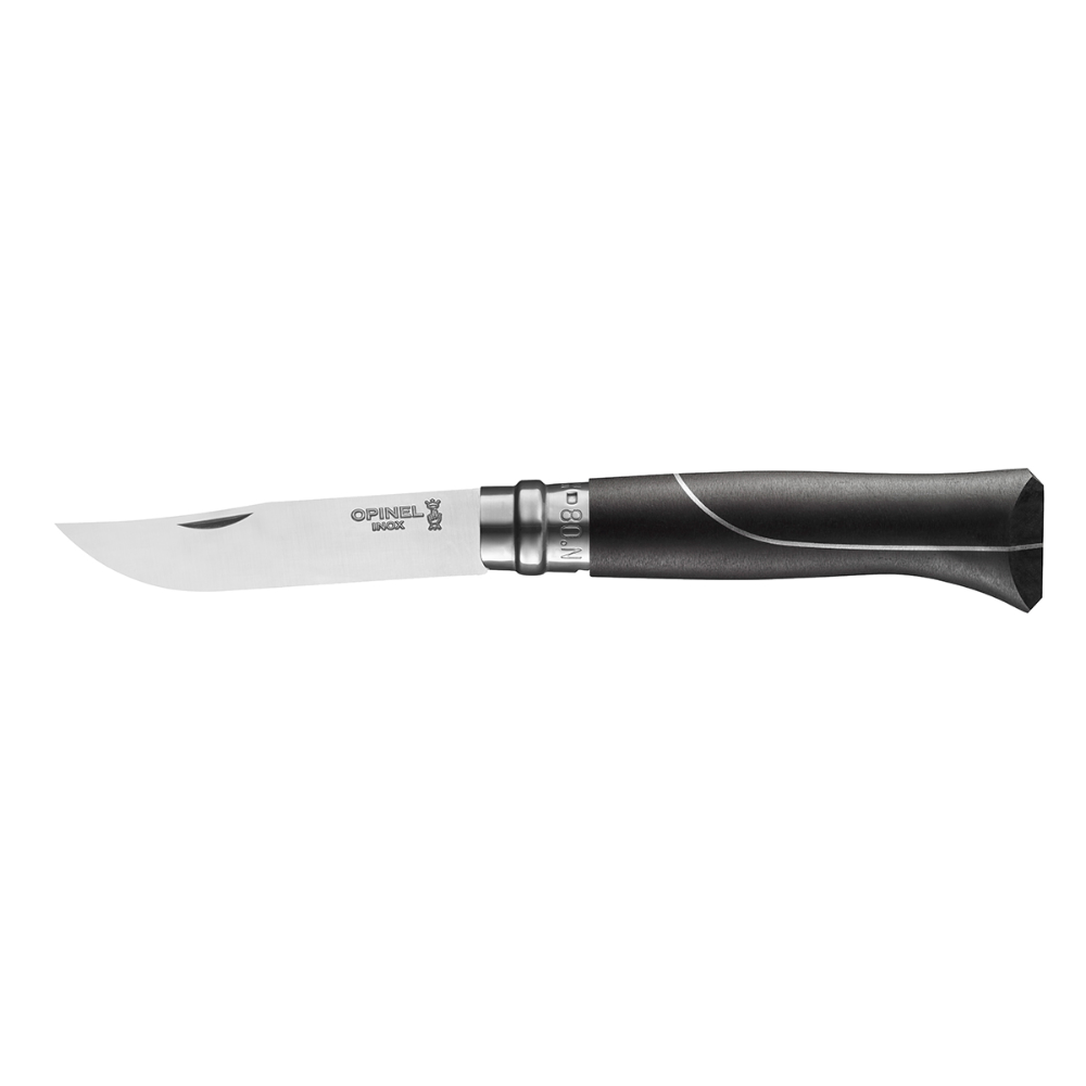 OPINEL N08 Traditional Folding Knife Ellipse S/S - Ebony