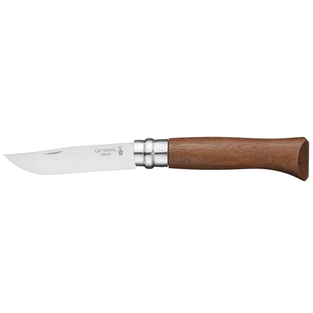 OPINEL N08 Traditional Folding Knife S/S - Walnut
