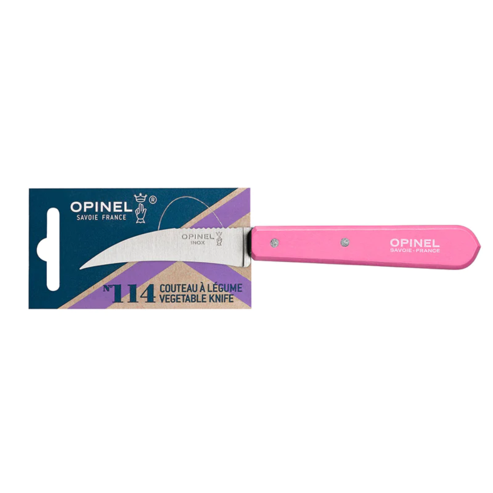 OPINEL N114 Les Essentiels Vegetable Knife - Fuchsia