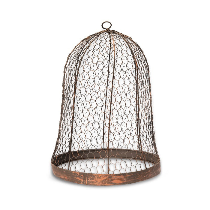 MARTHA'S VINEYARD Rustic Wire Round Cloche