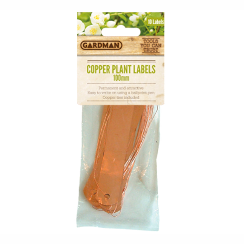 GARDMAN Copper Plant Labels - 10 pk