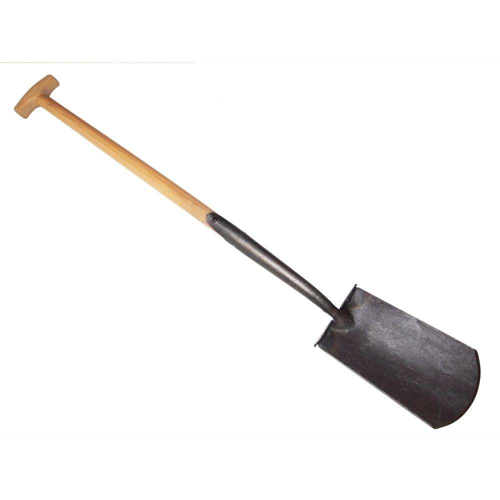 DEWIT Border Spade with Steps - 80cm Ash T-Handle