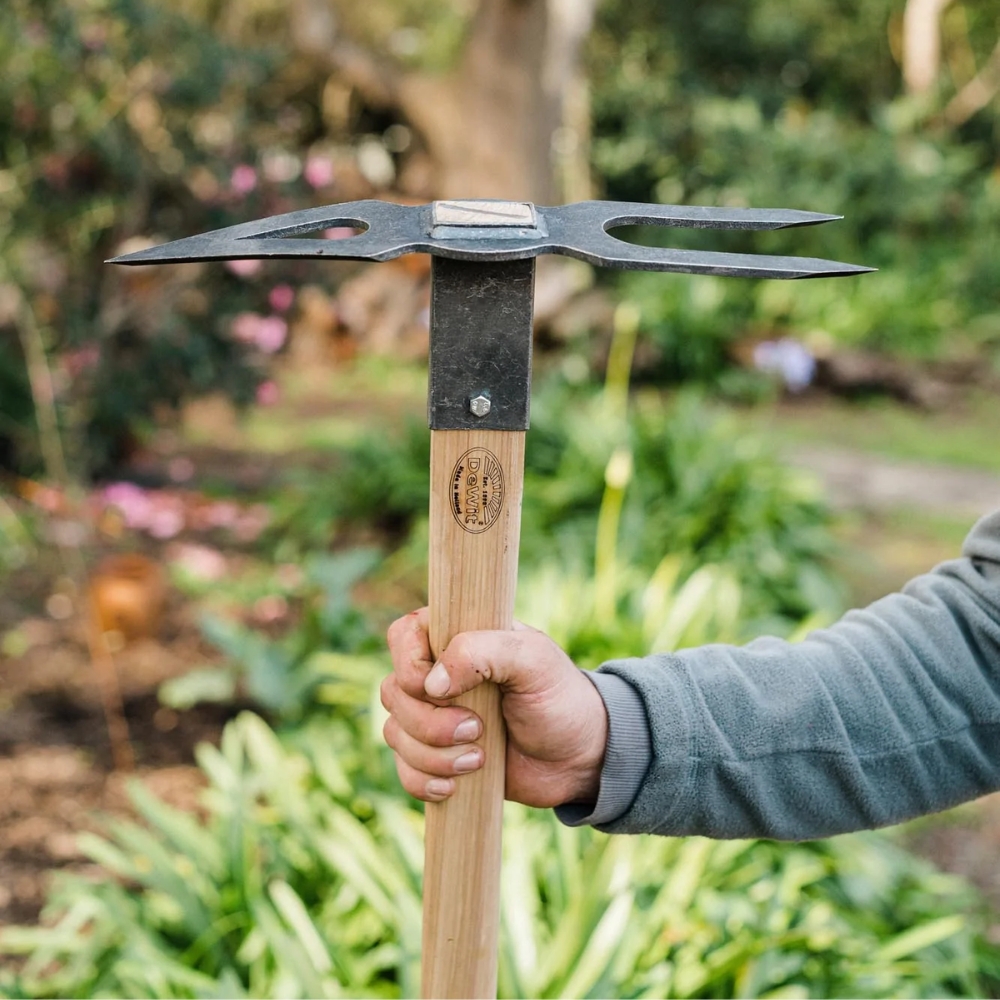 DEWIT Australian 2 Tine Pick Axe - 900mm Ash Handle
