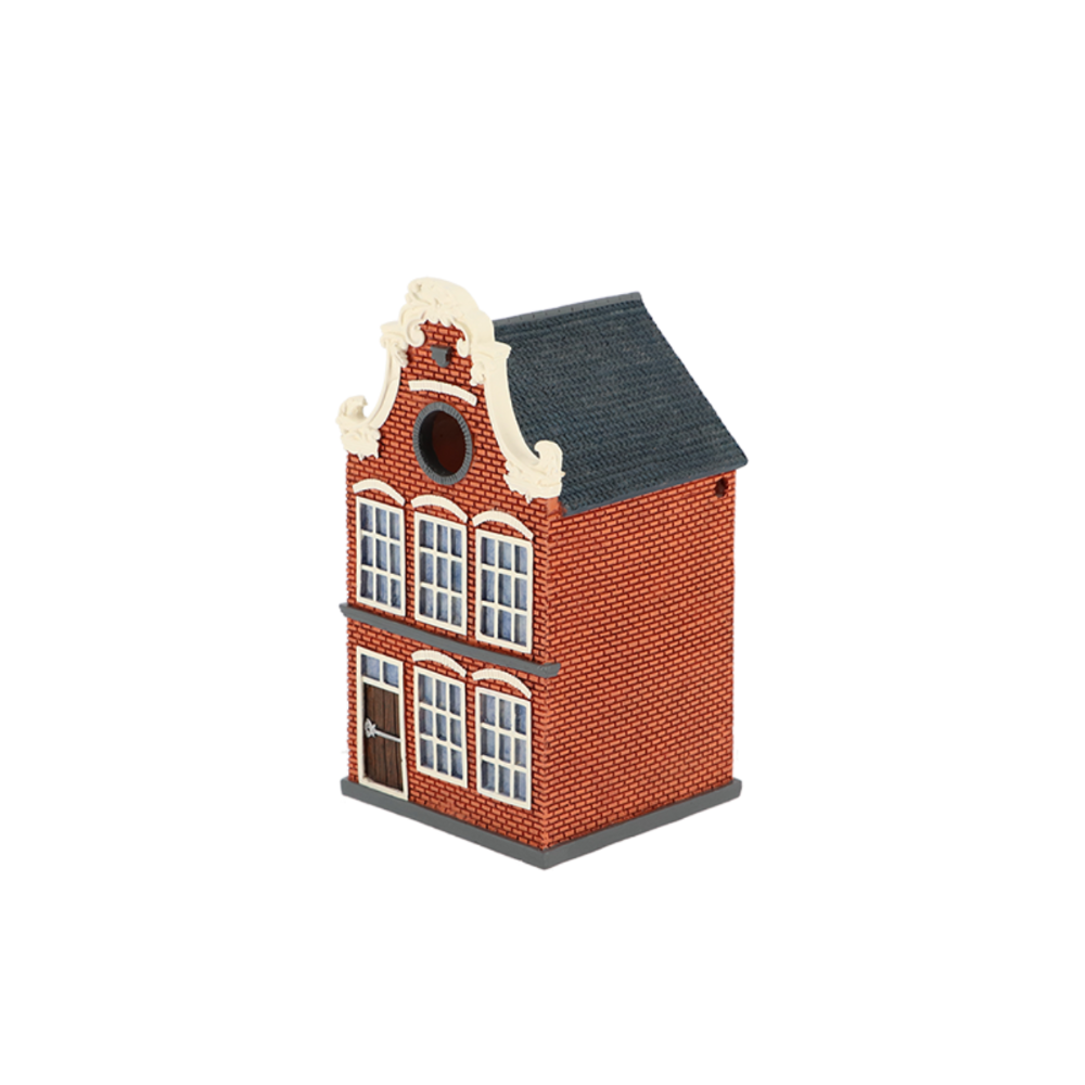 ESSCHERT DESIGN Canal Side House Nesting Box - Clock Gable