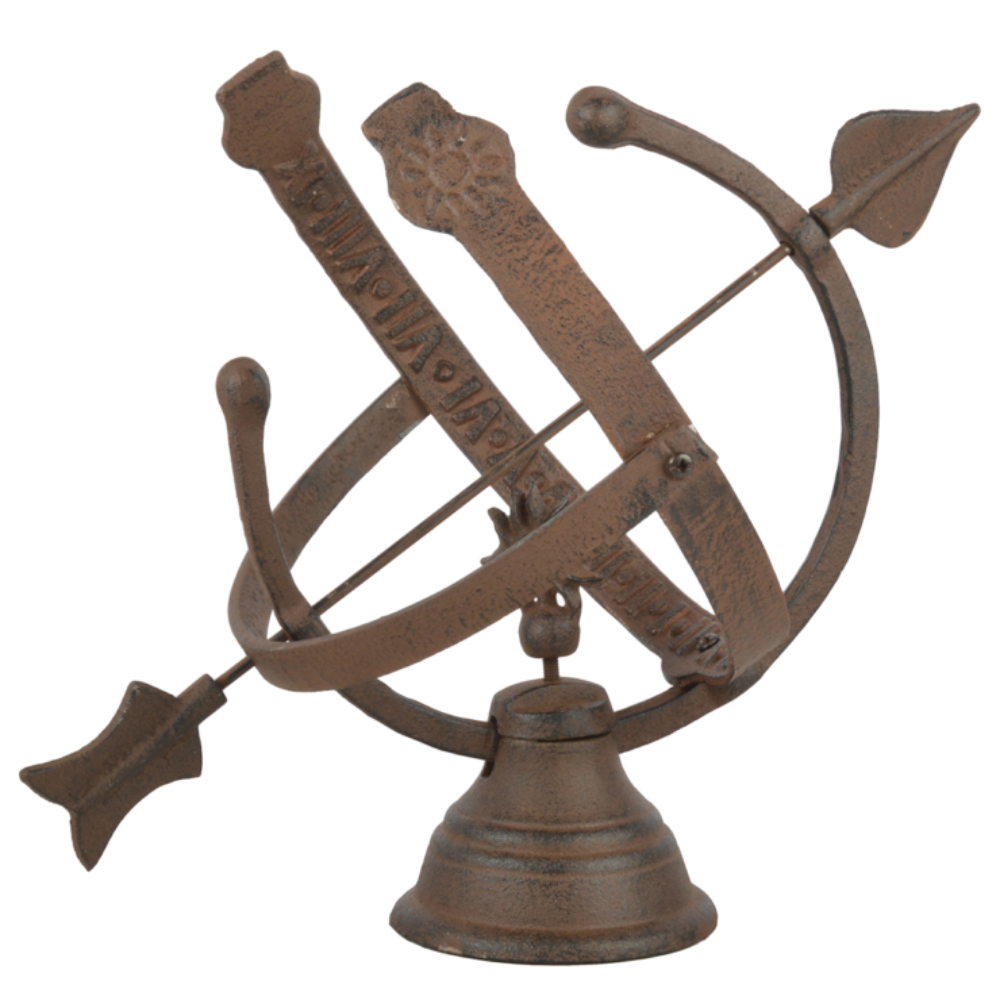 ESSCHERT DESIGN Cast Iron Sundial