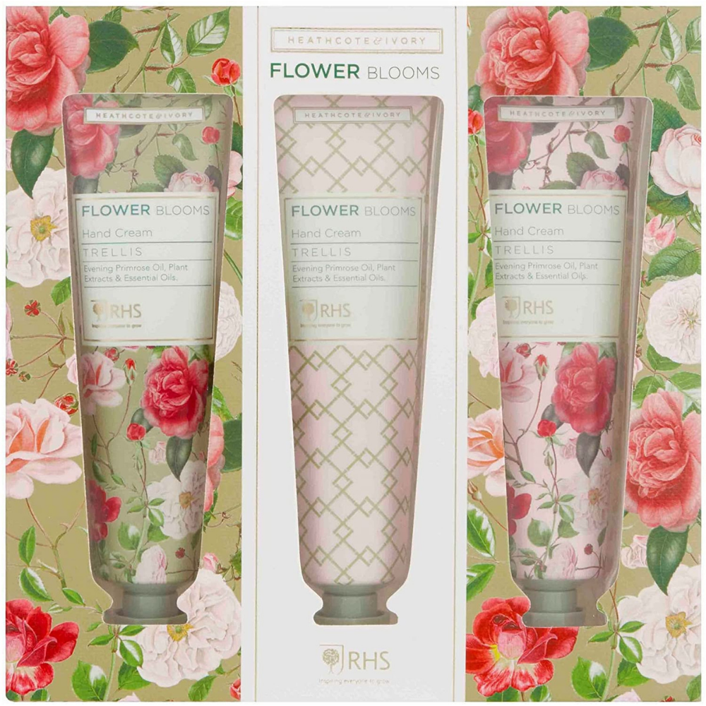 HEATHCOTE & IVORY RHS Trellis Hand Cream Trio