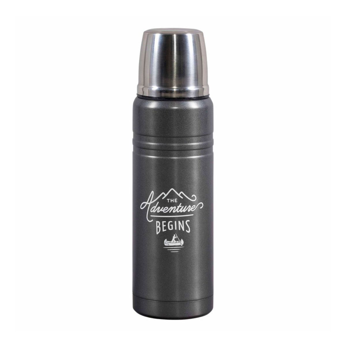 GENTLEMENS HARDWARE 'The Adventure Begins' Travel Flask