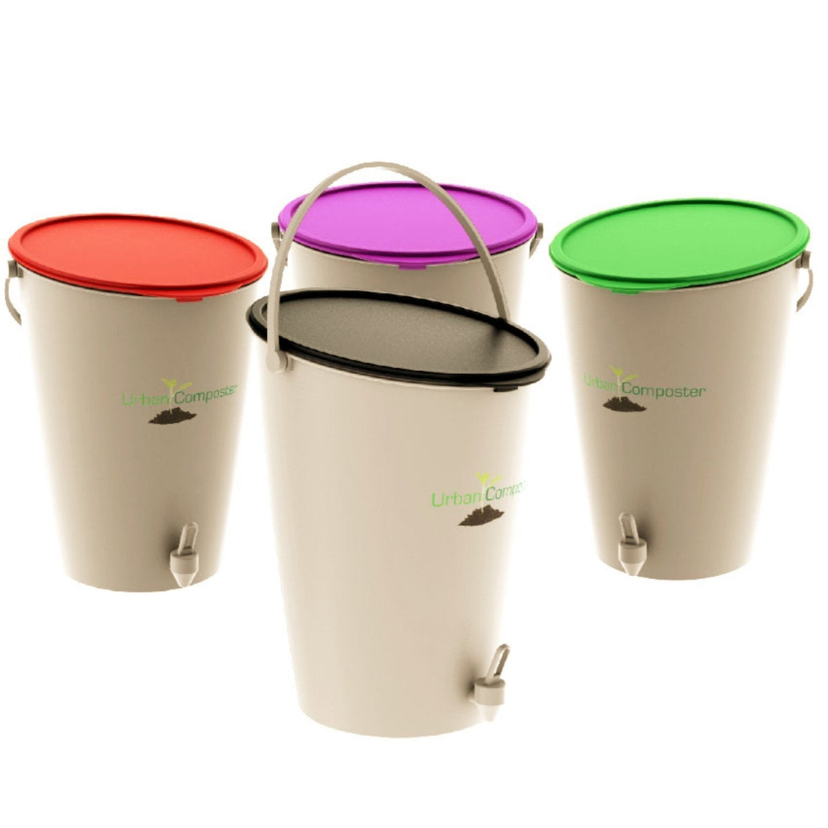 URBAN COMPOSTER 'Bucket' Beginner's Kit 15L - Chilli