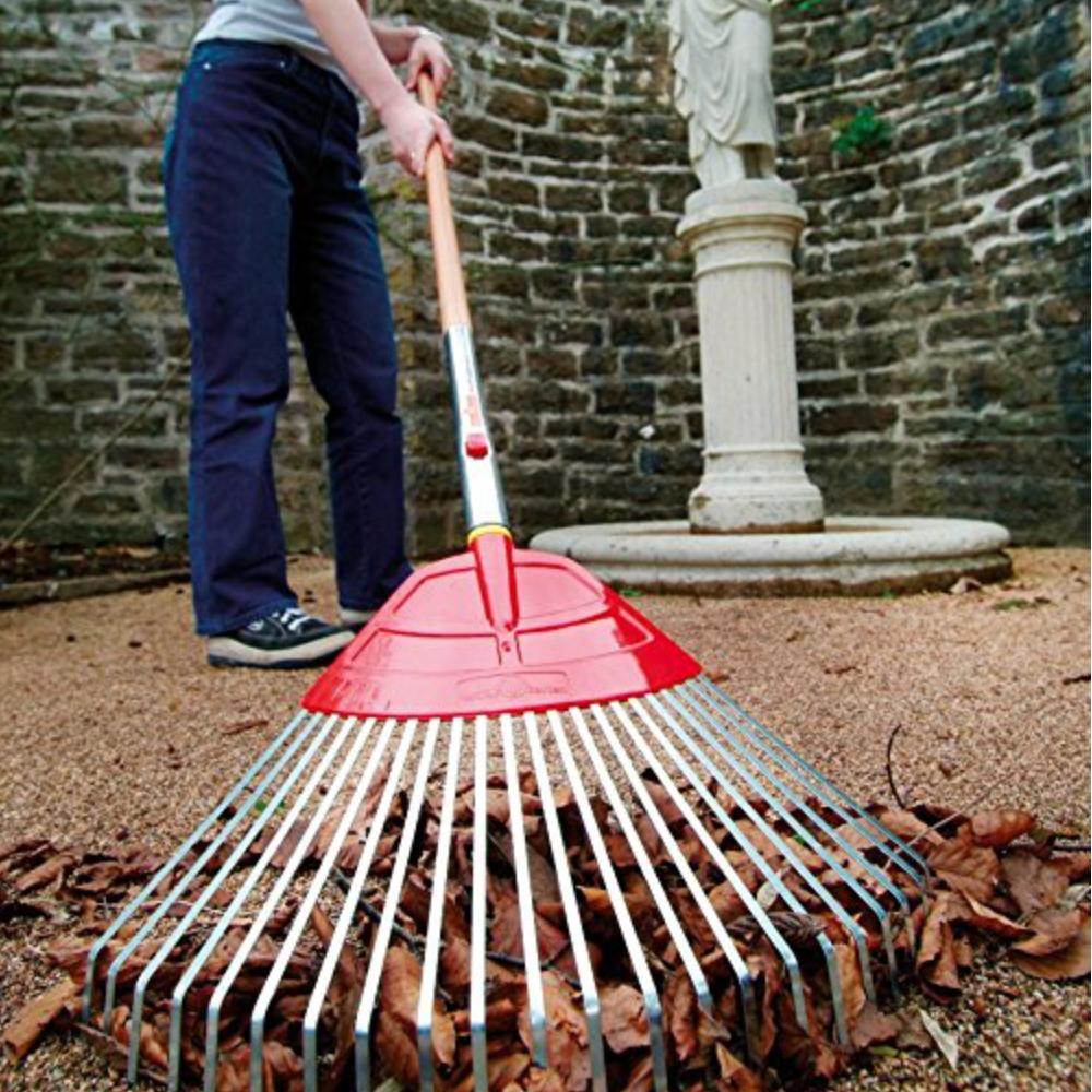 WOLF GARTEN Multi-change Garden Tine Rake with Plastic body - Botanex
